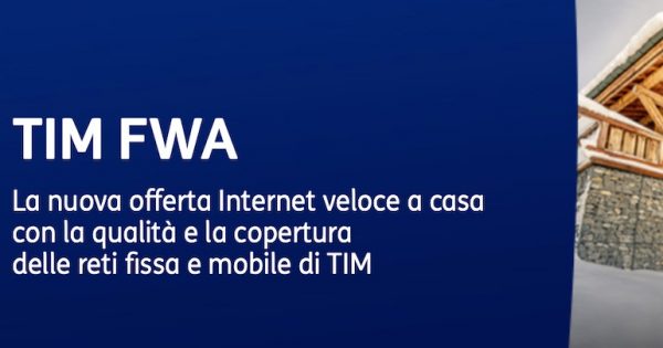 Offerta TIM FWA: tutto sul piano Wireless alternativo ad ADSL e fibra