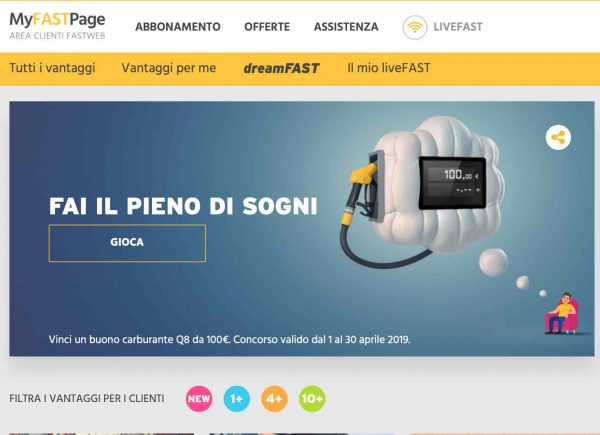 MyFastweb (ex MyFastPage): 5 cose che puoi fare nell'area clienti