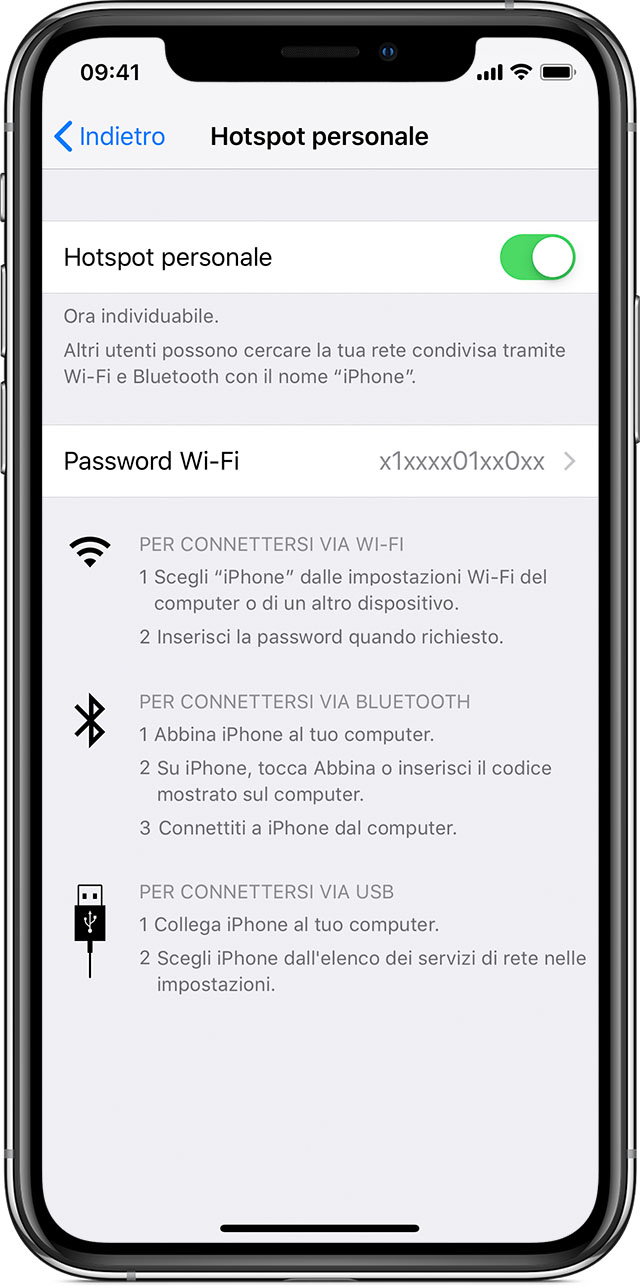 Come attivare Hotspot su iPhone