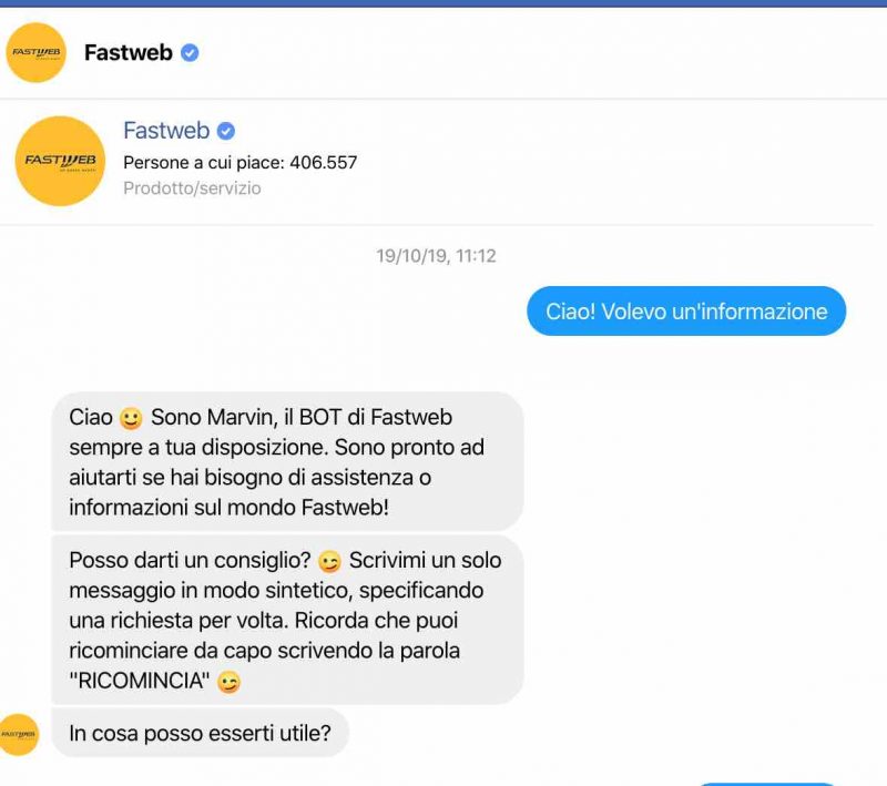 Cosa fare se Fastweb area clienti non funziona?