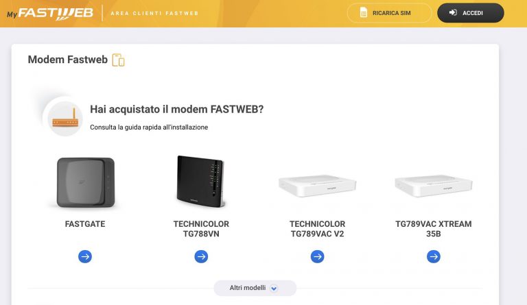 Come entrare nel router Fastweb?